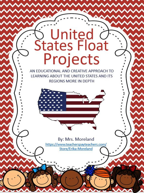 Social Studies States and Regions Float Project - Amped Up Learning