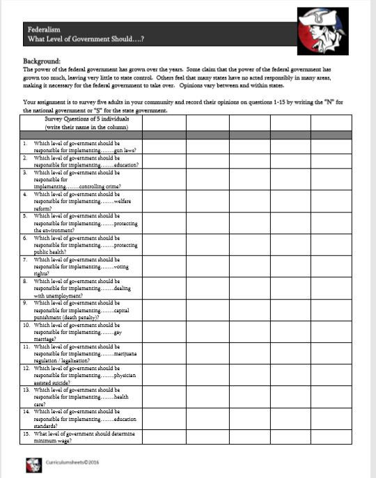 Federalism Flipped Unit - Bundle - Amped Up Learning