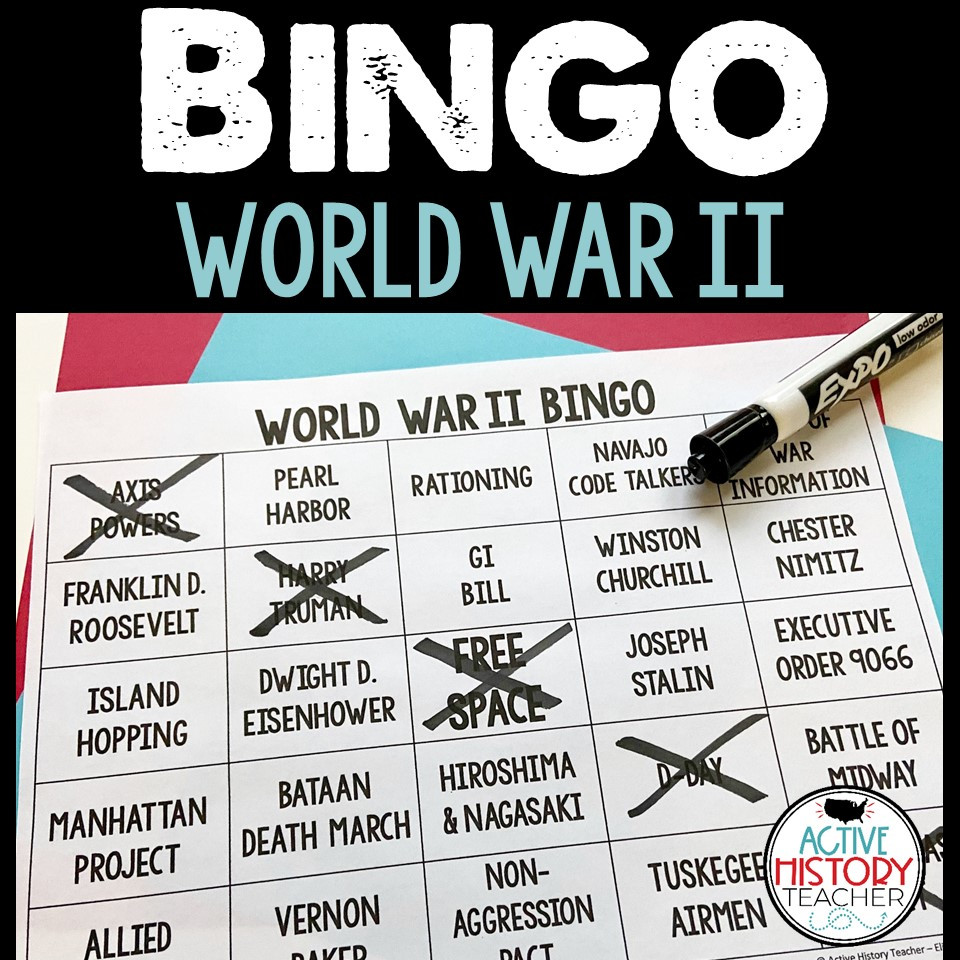 World War II Bingo