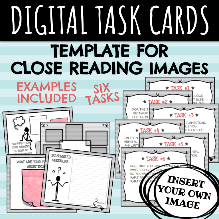 Close Reading Images Digital Tasks