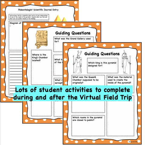 Virtual Field Trip to the Pyramids of Ancient Egypt- Google Drive Version