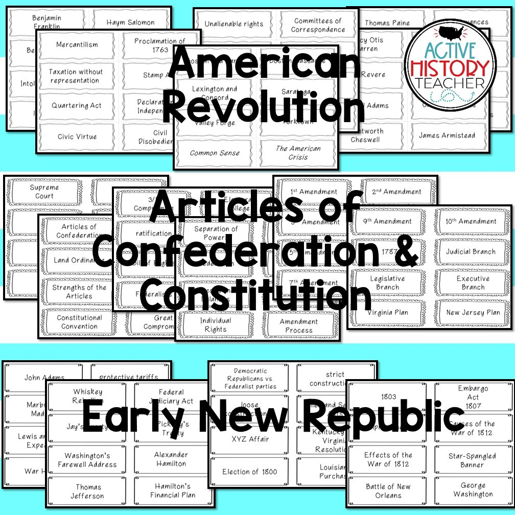 US History Headbands 8th STAAR Review