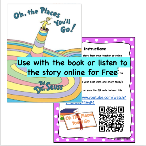 Virtual Read-A-Loud- Oh the Places You'll Go- Digital Version