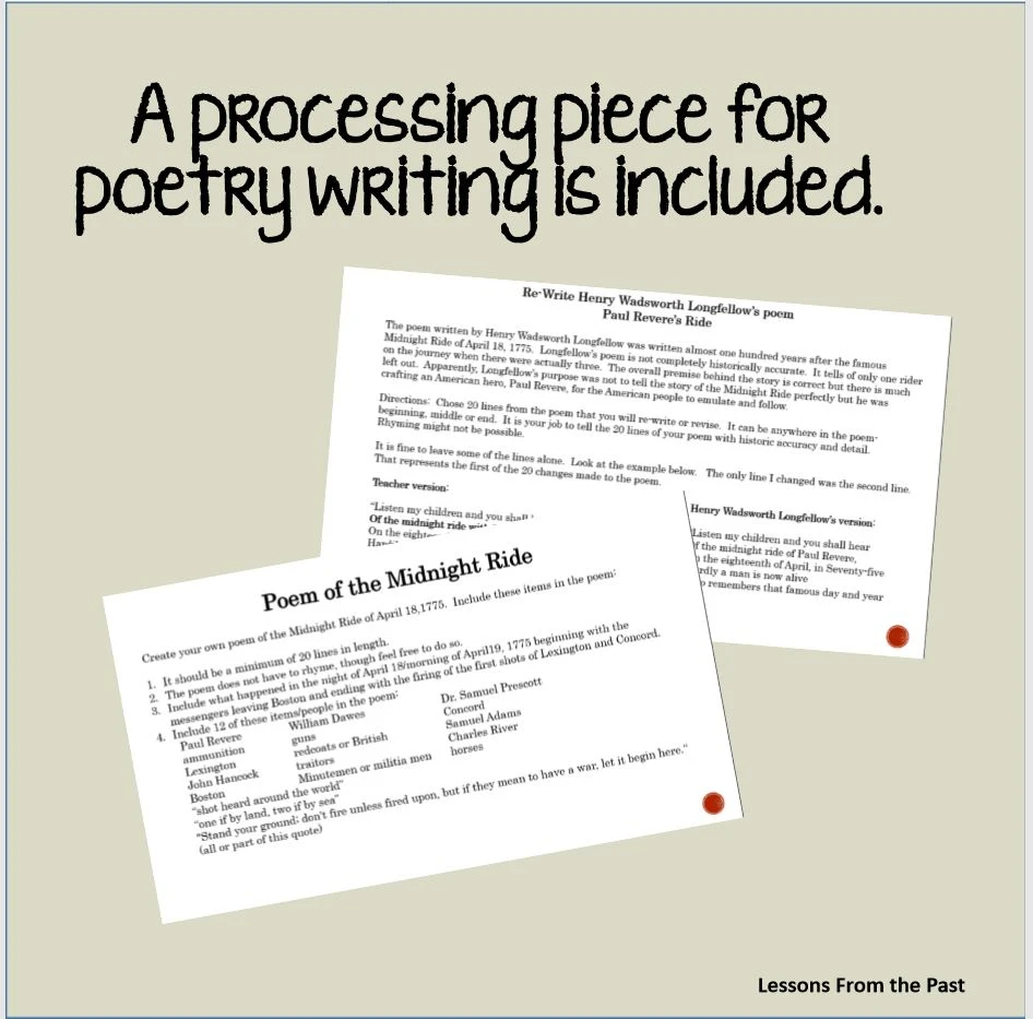 Paul Revere & The Midnight Ride - Fact or Fiction and Illustrate the ...