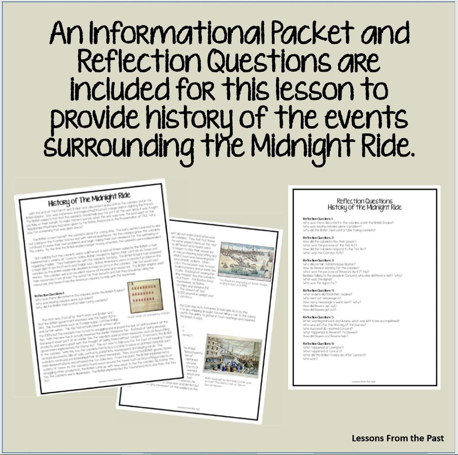 Paul Revere & The Midnight Ride - Fact or Fiction and Illustrate the ...