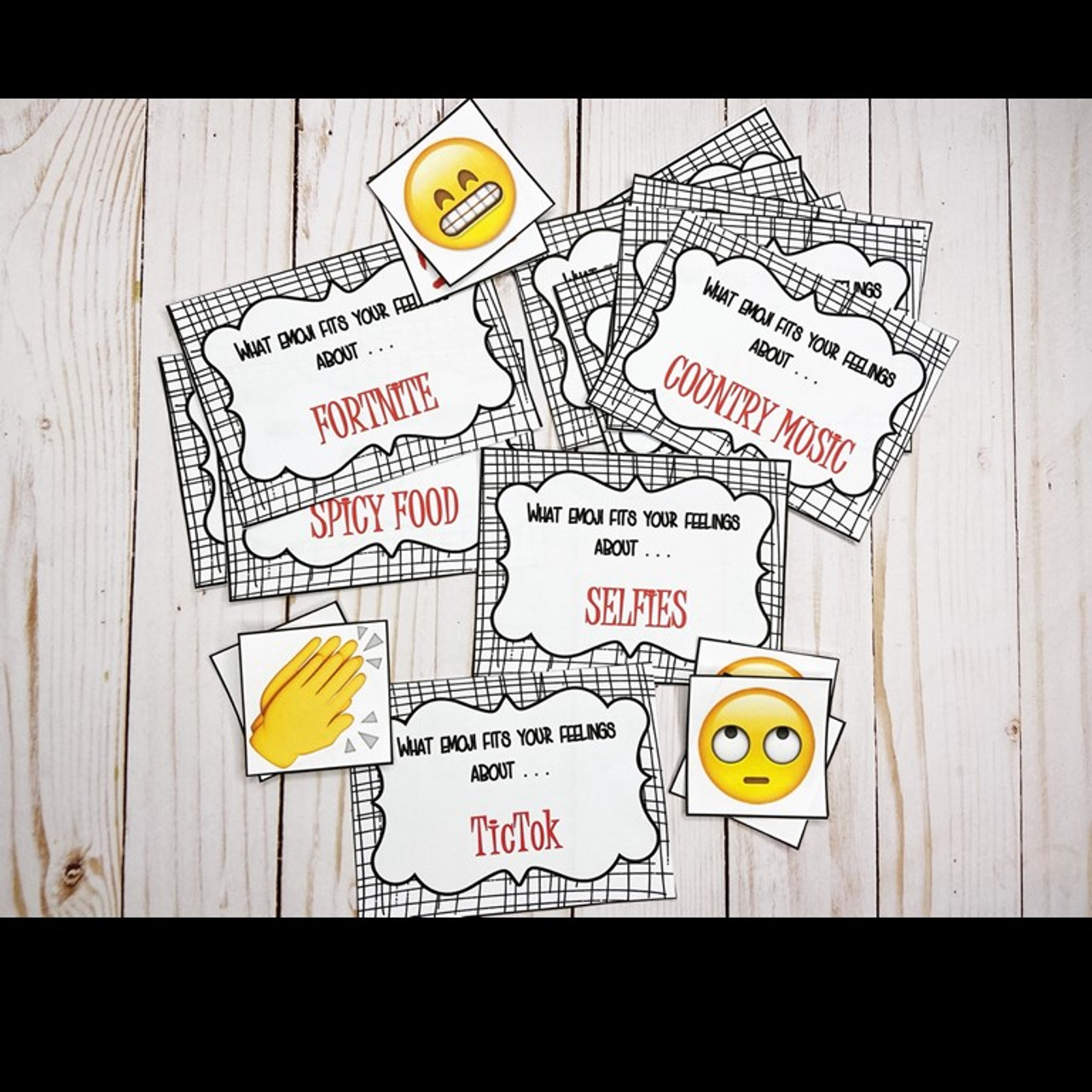 1st Day of School Emoji Activity - Amped Up Learning