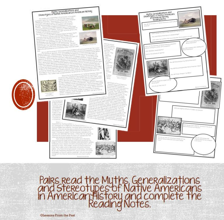 Stereotypes of Native Americans - Analyzing Political Cartoons - Amped ...
