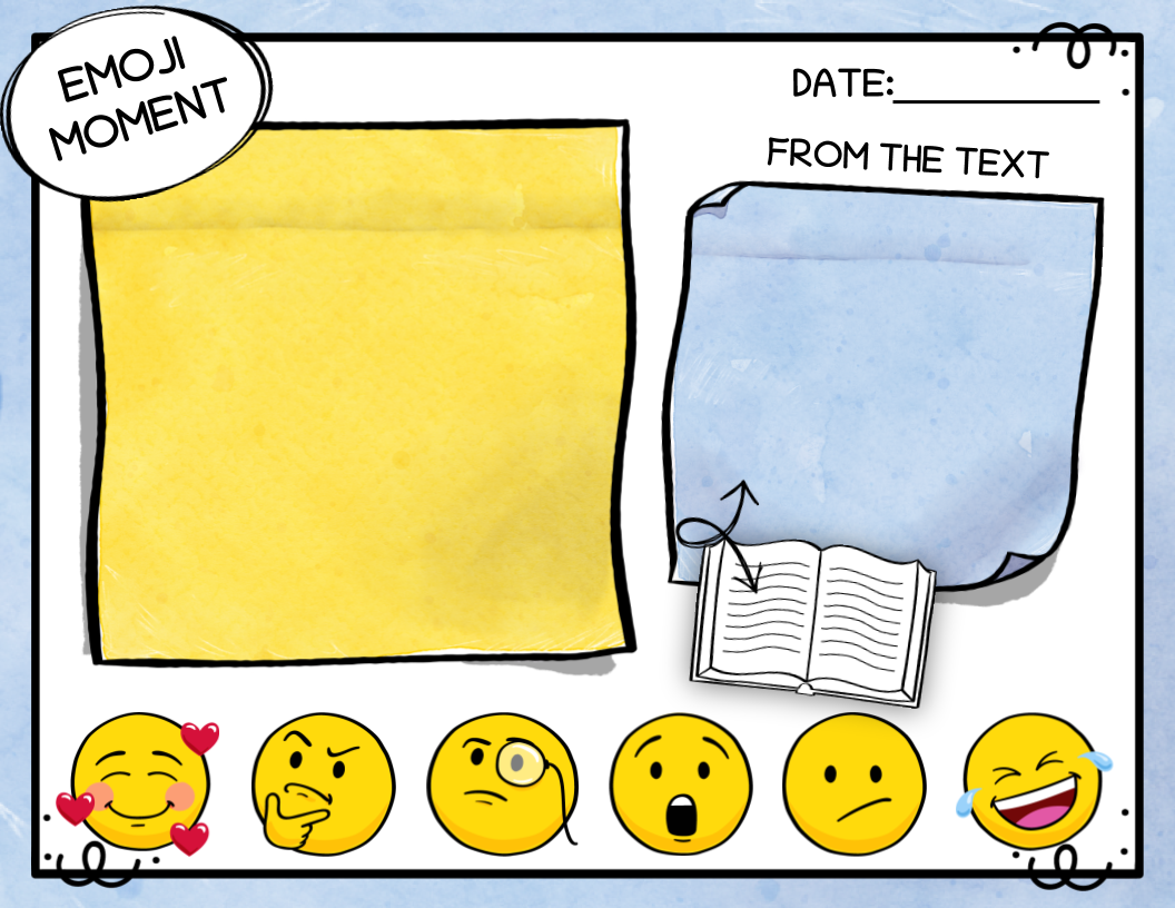 Emoji Moment Reading Journal
