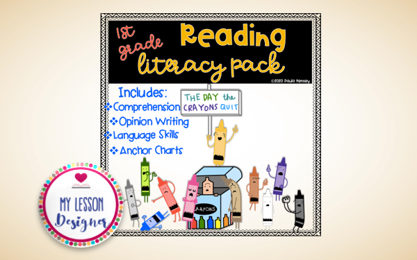 The Day The Crayons Quit Digital Literacy Pack | Distance Learning