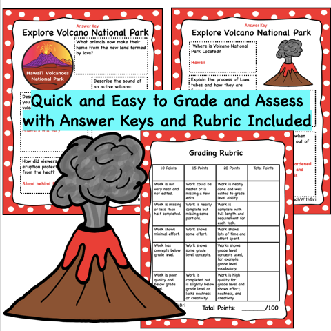 Volcano National Park Virtual Field Trip- PDF version