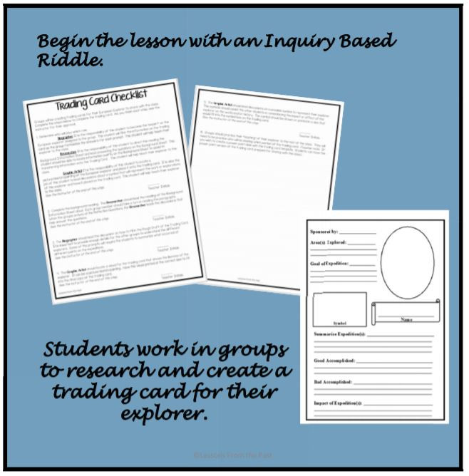 European Explorers Trading Cards - Amped Up Learning