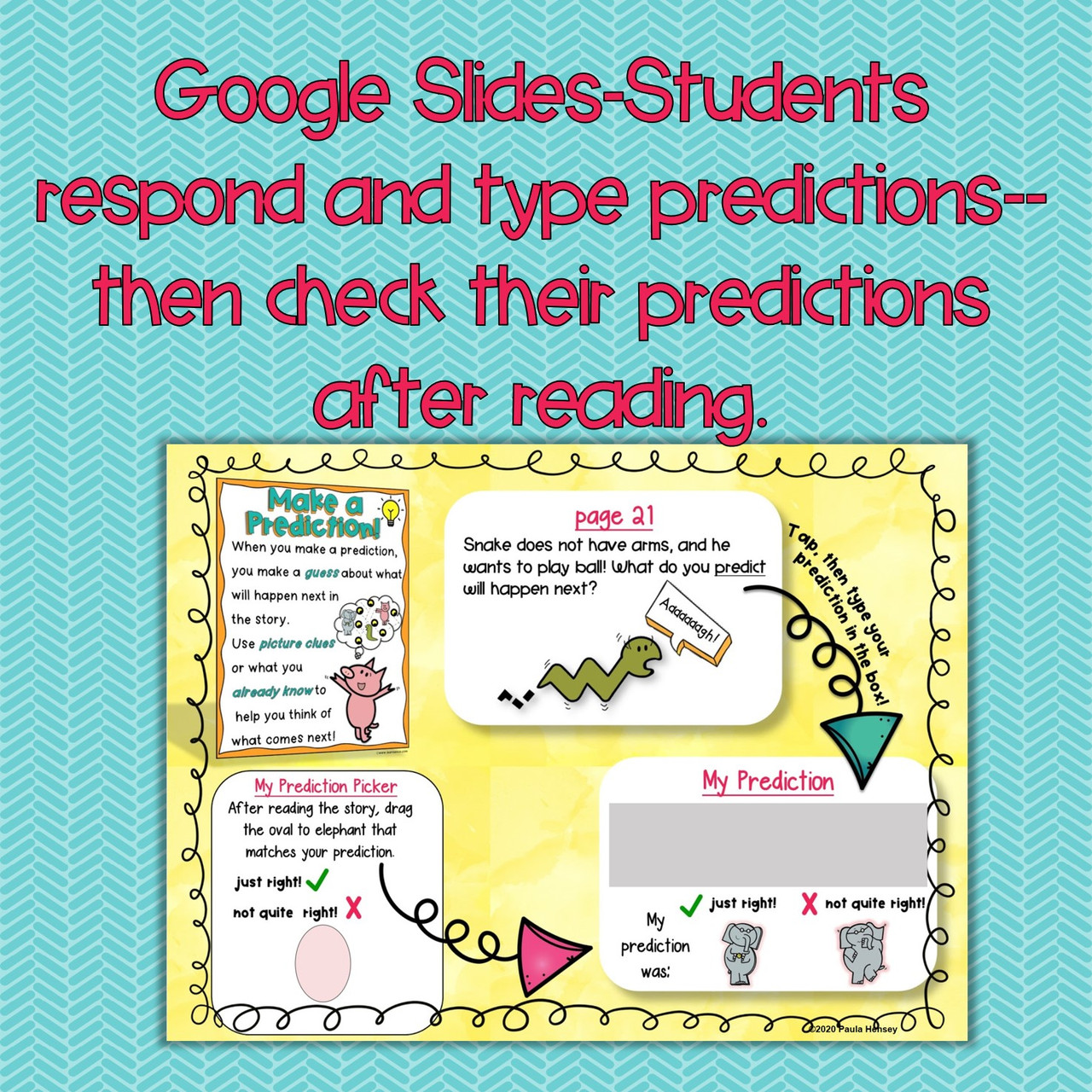 Elephant and Piggie K-2 Literacy Pack|Distance Learning|Work At Home Packet