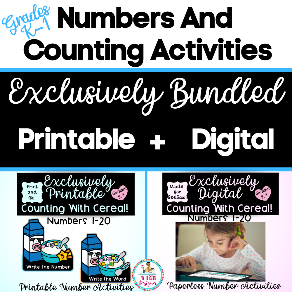 Exclusively Bundled-SeeSaw Counting With Cereal | Distance Learning