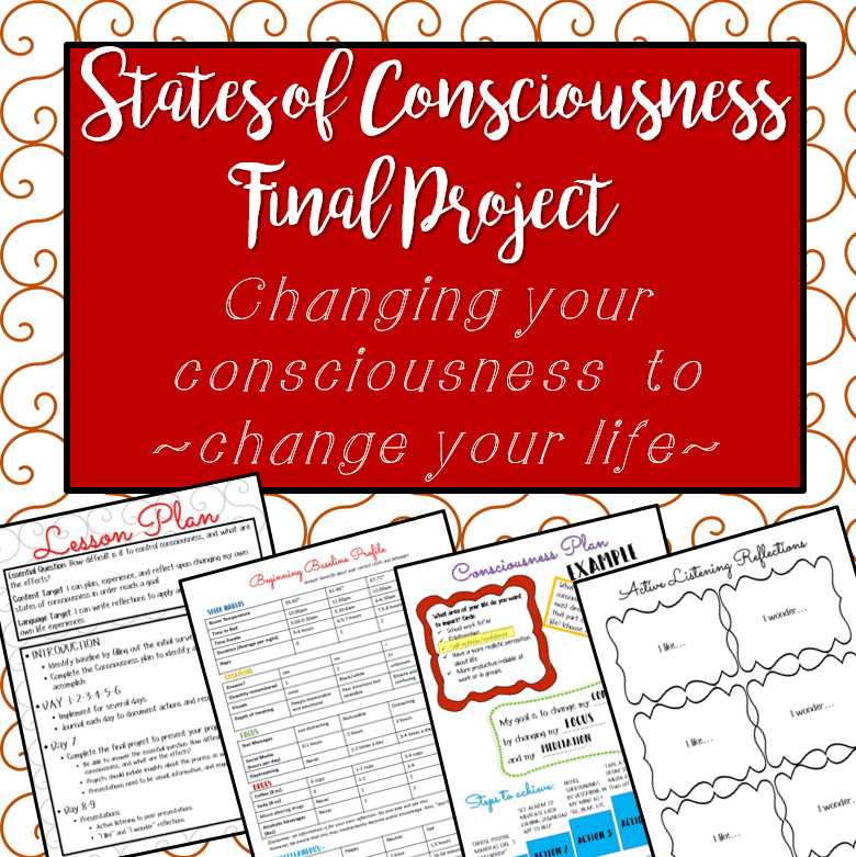 Psychology: States of Consciousness Summative Project - Amped Up Learning
