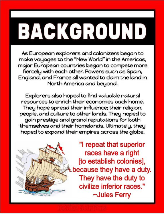 Exploration & Colonization: The 3 G's of Motivation