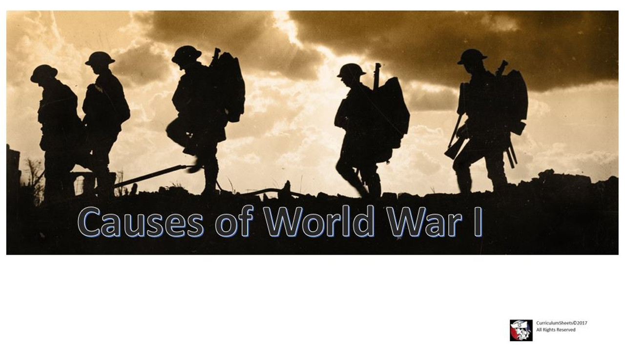 World History Causes of World War I-Bundle - Amped Up Learning