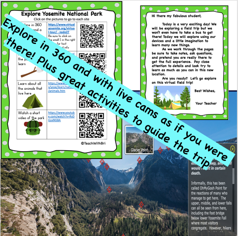 Yosemite National Park Virtual Field Trip