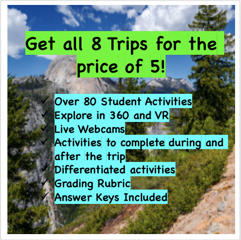 Discount Bundle- National Park Virtual Field Trip