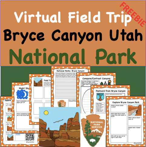 Google Drive Version Discount Bundle- National Park Virtual Field Trip