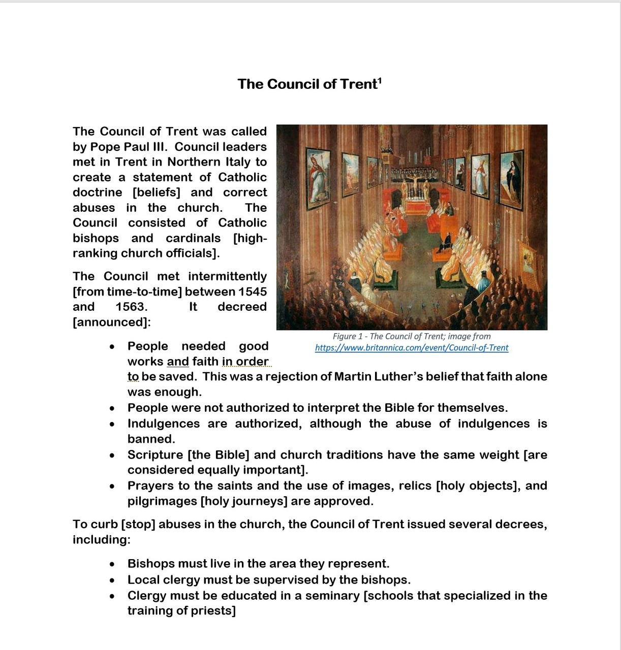 The Reformation: The Catholic Response (a.k.a. Counter Reformation ...