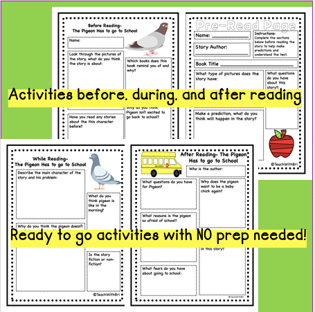 Virtual Read-A-Loud The Pigeon Has to go to School