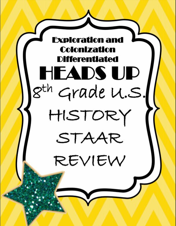 Exploration and Colonization STAAR Review Heads Up Game - Amped Up Learning