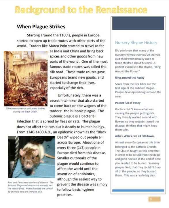 World History (Renaissance-Modern History) Bundle Homework Worksheet ...