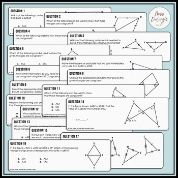 asa triangles worksheet