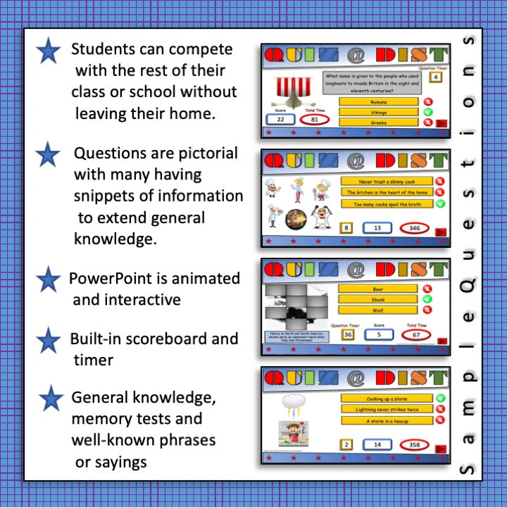 Distance Learning or Remote Learning Quiz