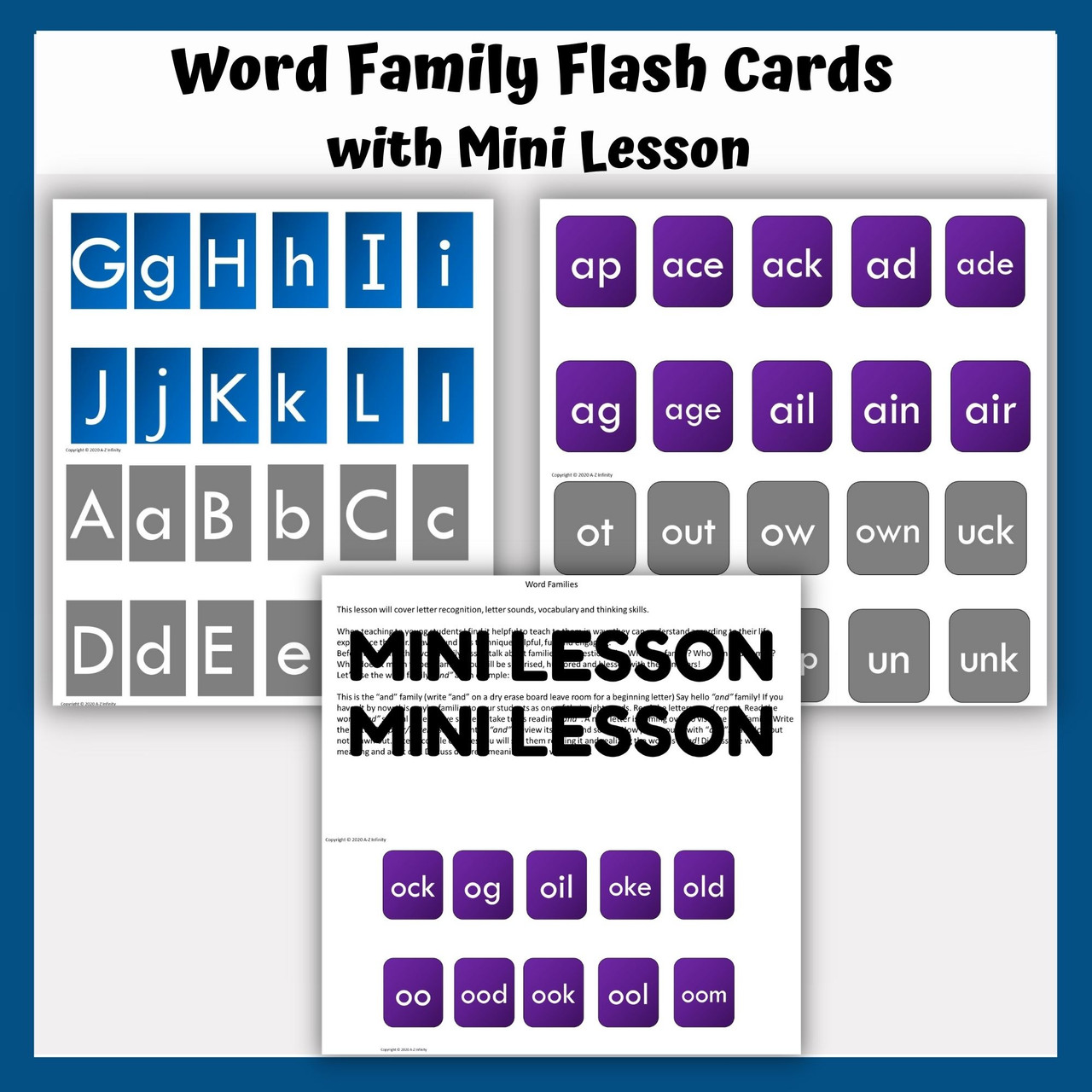 Word Family Flashcards