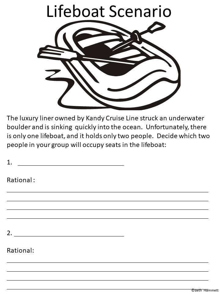 Lifeboat! A Real-Life Scenario - Amped Up Learning