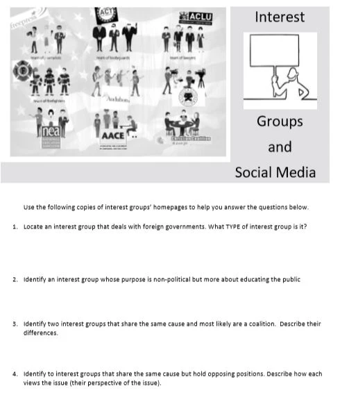(Analyzing Interest Groups in the United States) High Interest - Amped ...