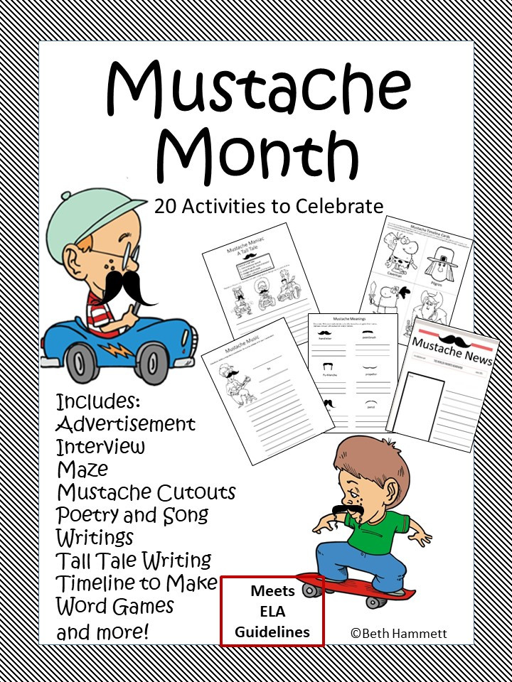 Mustache Month - Amped Up Learning