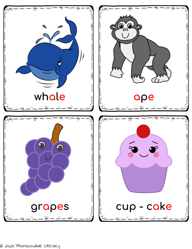 FREE Syllable Types: Picture-Card Games & Visual Reference Charts