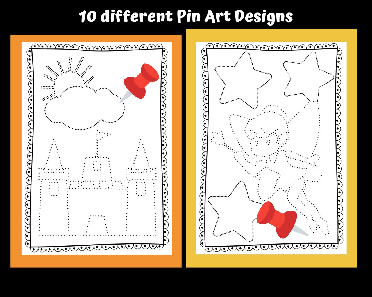 Fairy Themed Pin Art - Poke Art - Amped Up Learning