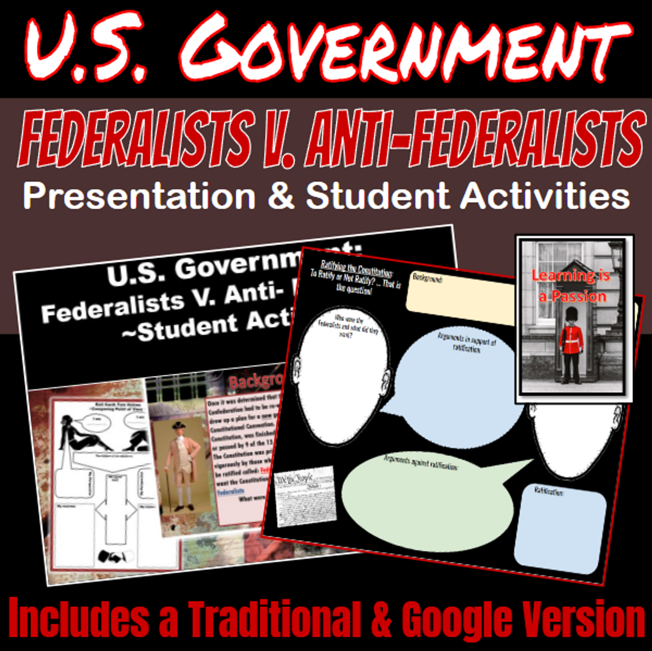 U.S. Government | Federalist V. Anti-Federalist | Presentation ...