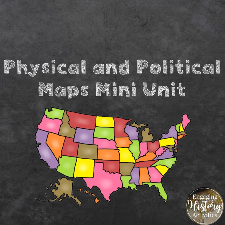 Physical and Political Maps Mini Unit - Amped Up Learning