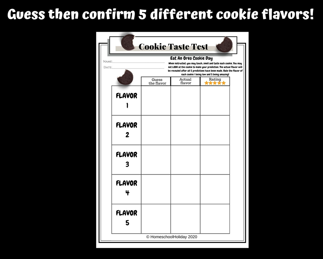 Oreo Cookie Taste Test - Eat An Oreo Cookie Day June 19th - Amped Up ...