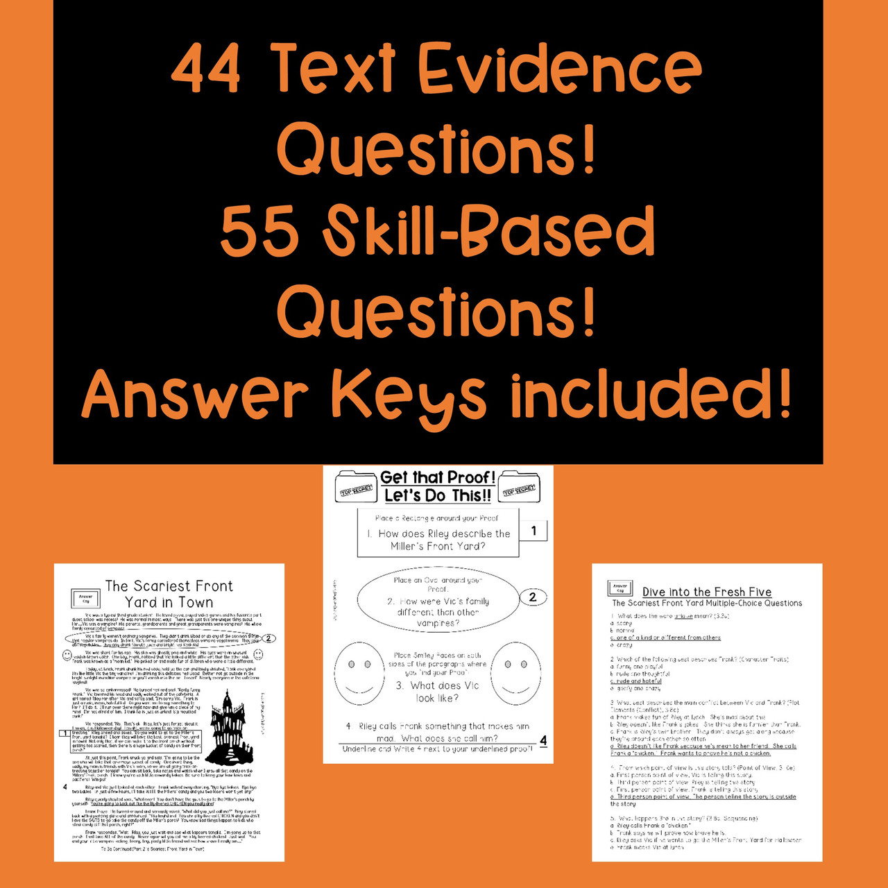Text Evidence: Halloween
