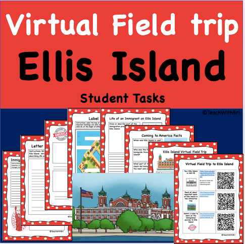 Google Version- Discount Pack- USA Virtual Field Trips Pack