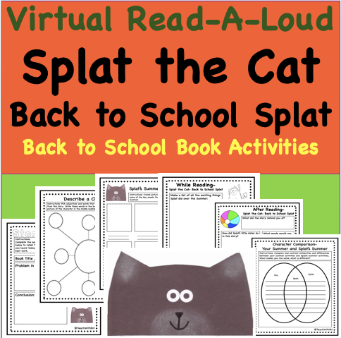 Virtual Read-A-Loud - Splat the Cat, Back to School Splat