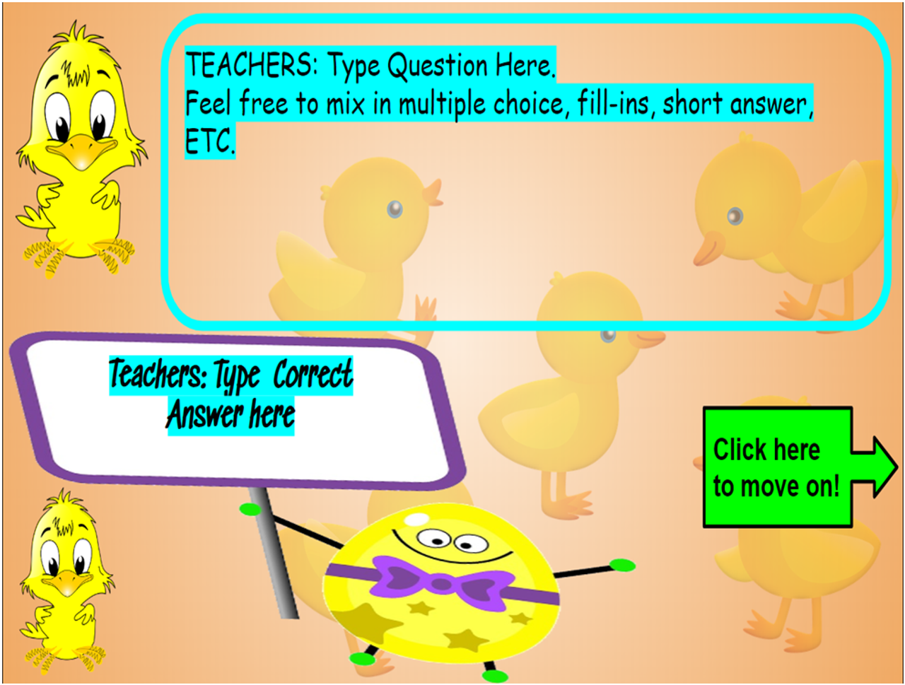 Easter Virtual Board Game on Google Slides! FOR ANY SUBJECT!