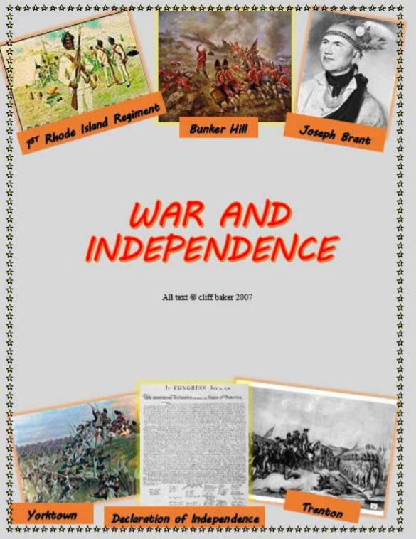 The American Revolutionary War and Independence - supplemental text ...