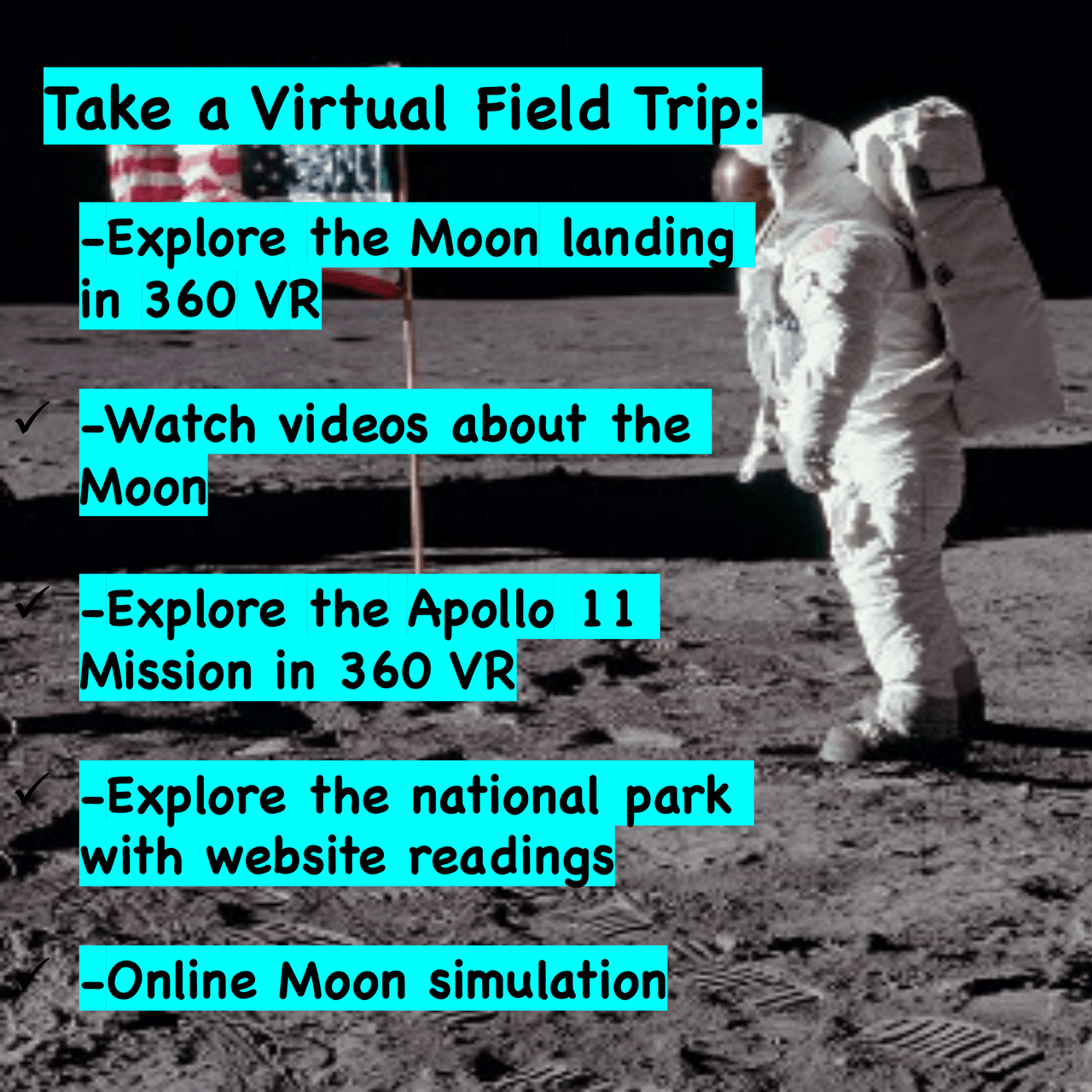 The Moon Virtual Field Trip