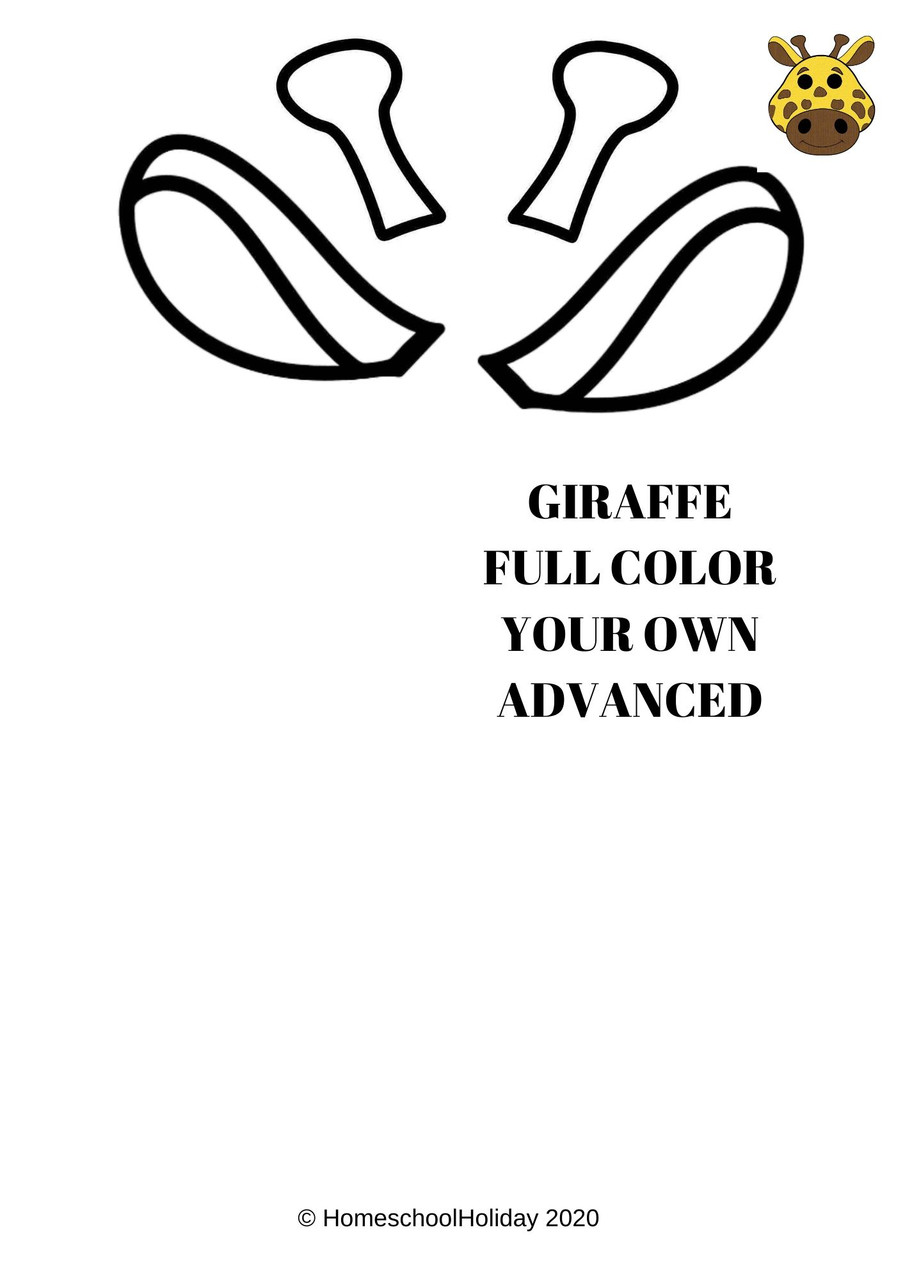 Giraffe Paper Plate Animal Craft Paper & DIGITAL version! -World ...