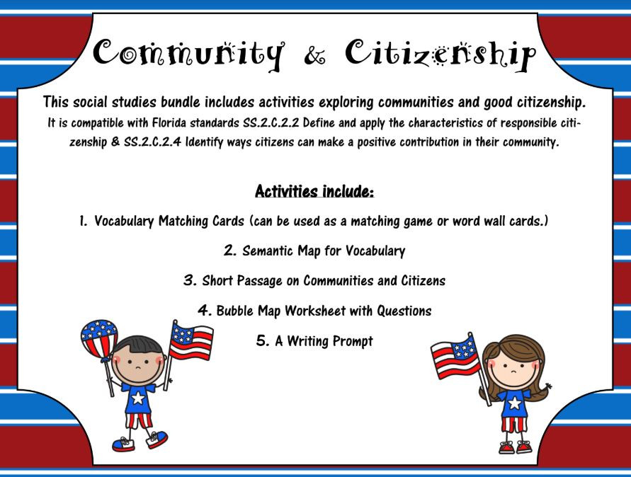Primary Community & Good Citizenship Bundle - Amped Up Learning