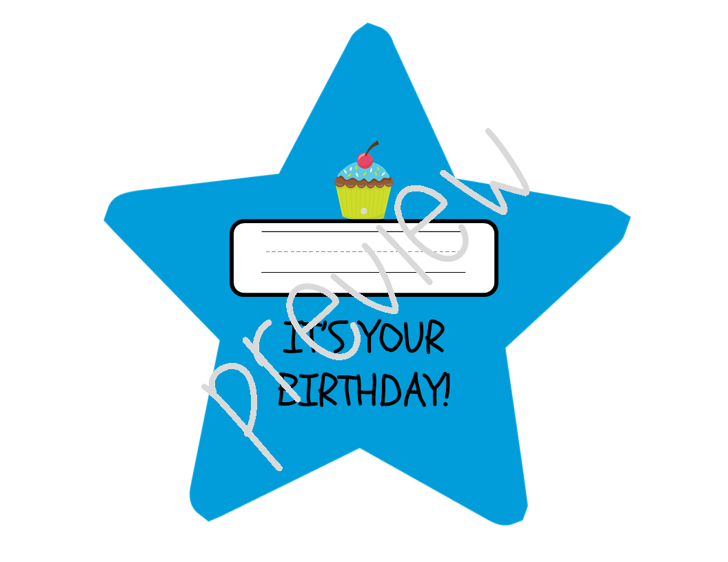 BIRTHDAY DISPLAY WITH CALENDAR CARDS