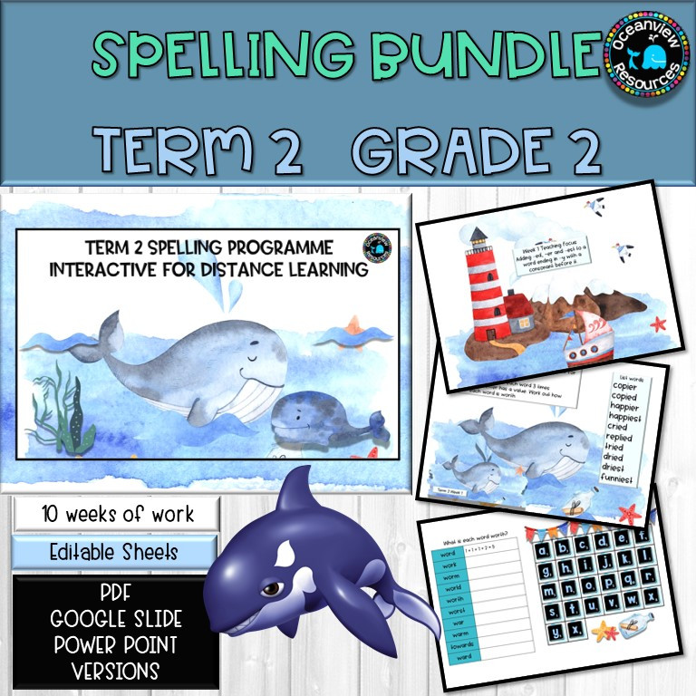 Spelling Year 2 Term 2 - Amped Up Learning