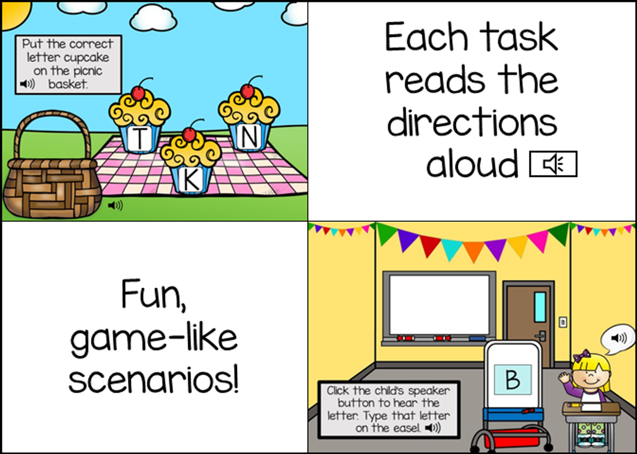 Uppercase Letters Digital Task Boom Cards - Amped Up Learning