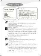 'ONE WORLD' (Grades K-7) ~ Curriculum Song & Lesson Materials I World ...